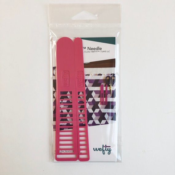 Wefty Needle and Star Pattern Combo Kit Set of 2 - Petting Fabric