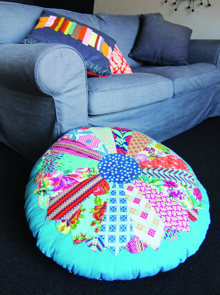 Petal Floor Pillow Pattern Lynne Wilson Designs - Petting Fabric