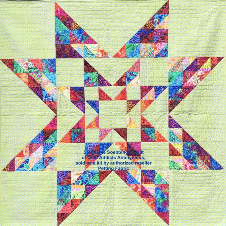 Kaffe Fassett Easy Sunday Quilt Kit 2018 Original - Petting Fabric