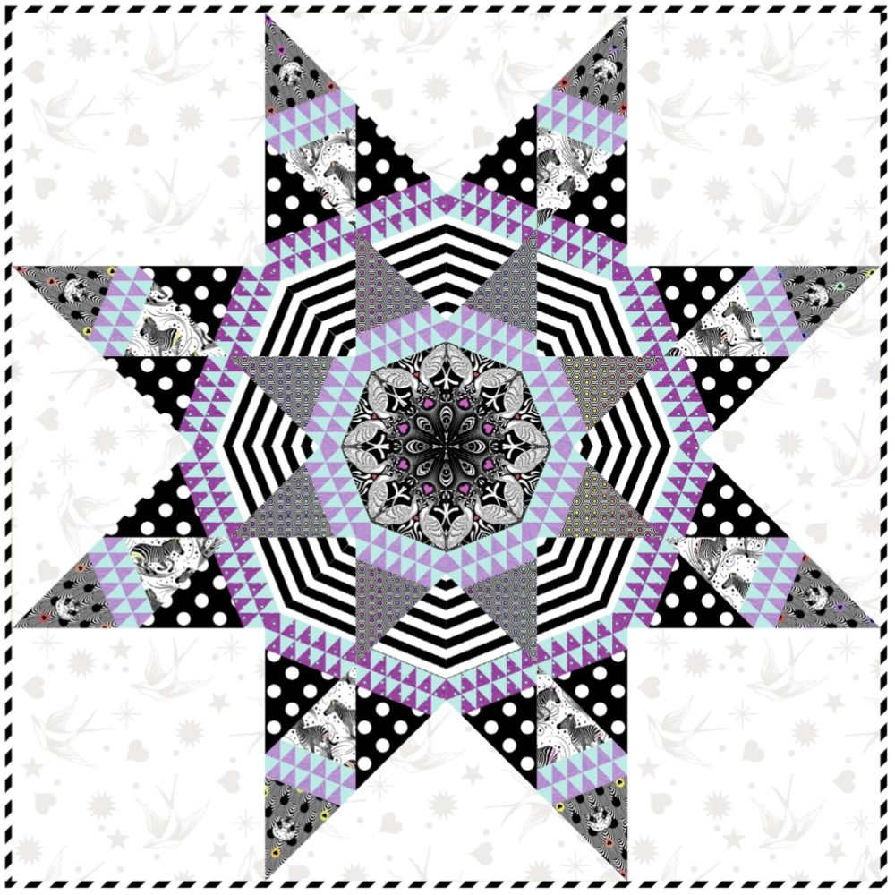 MINI SERIES RAINBOW QUILT PATTERN - Petting Fabric