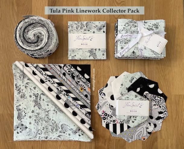 Tula Pink Linework Collector Pack (5-Piece) - Petting Fabric