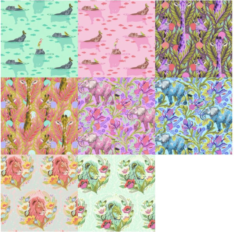 Everglow by Tula Pink - Yard Bundle - Petting Fabric