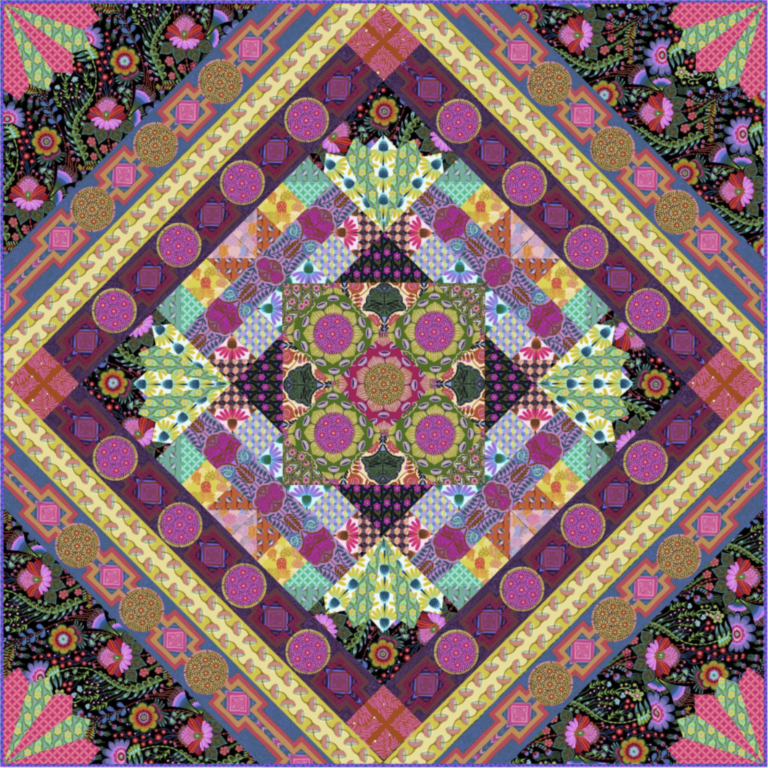 Brave Quilt Kit by Anna Maria Horner - Petting Fabric