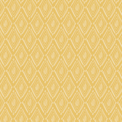 Yello Bliss - Wandering by Stephanie Organes - Petting Fabric