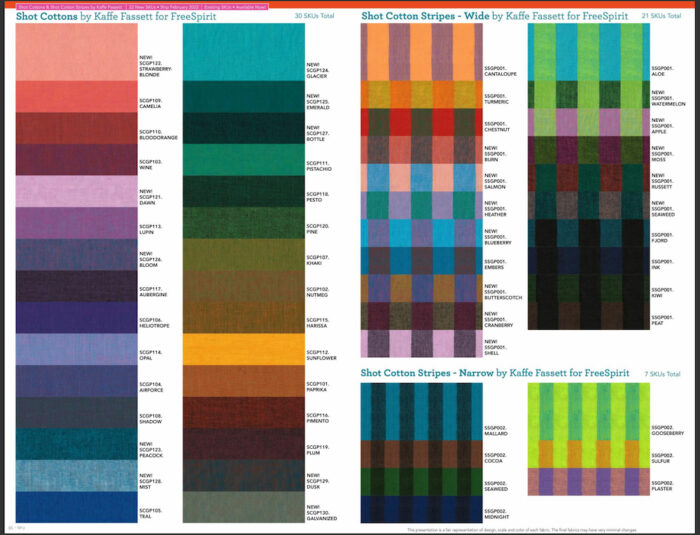 Kaffe Fassett Woven, Shot Cotton Solids & Stripes - Petting Fabric