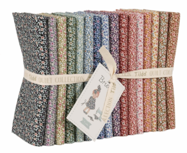 Brie by Tilda Fabrics - Fat Quarter Bundle (16 pcs) - Petting Fabric